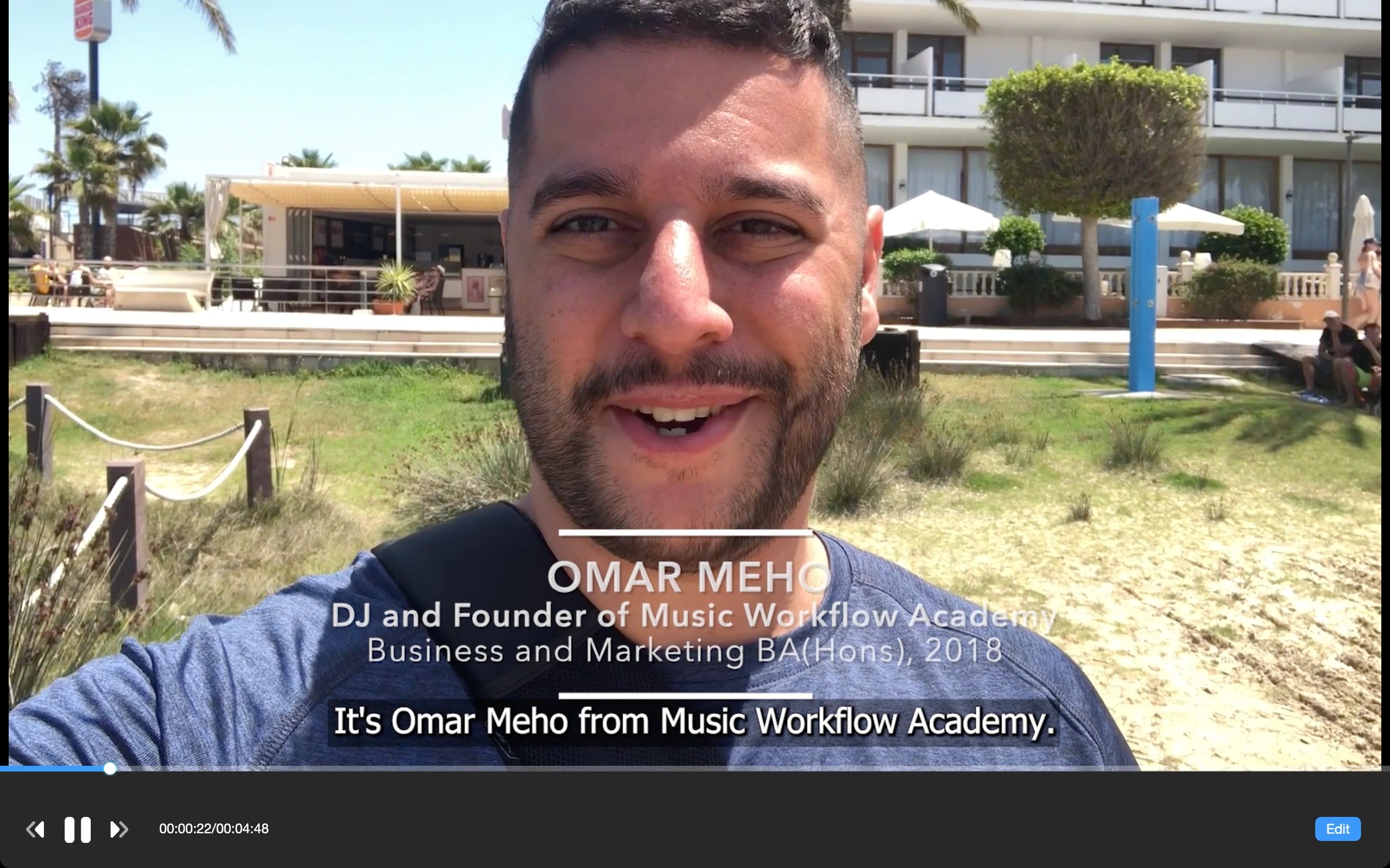 Omar's Featured In Graduation Ceremony Alongside Fatboy Slim.